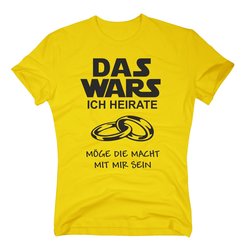 Das Wars T-Shirt Herren zum Junggesellenabschied / JGA